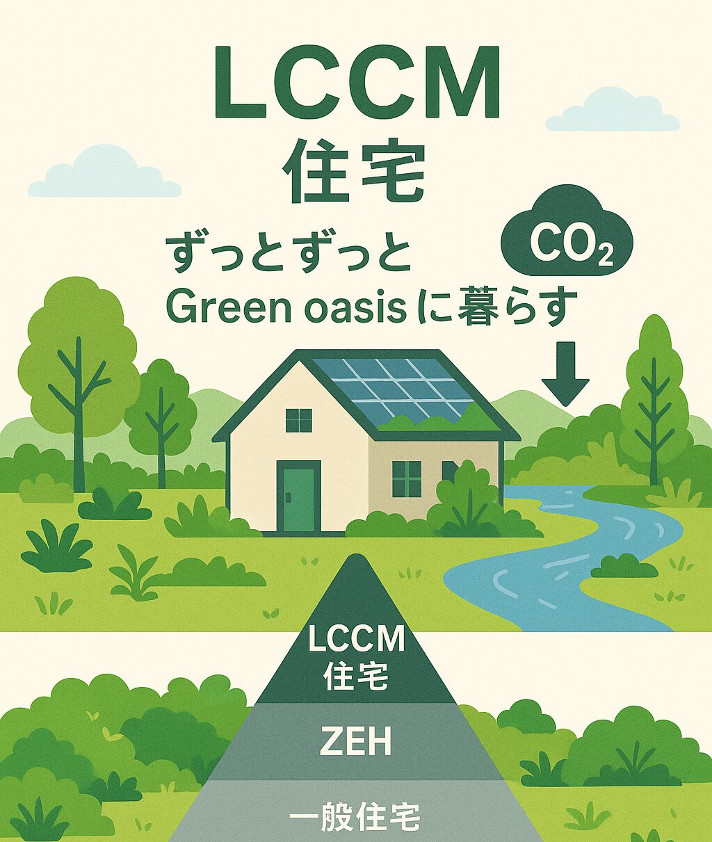 LCCM住宅 認定を取得 | 茨城県・栃木県の高性能住宅 | 高気密高断熱×自然素材×LCCM住宅『SaiCLE』